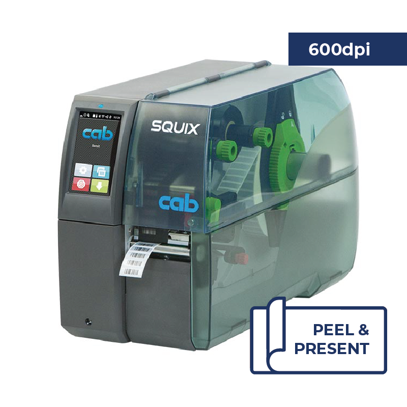 Cab Squix 2 / 600 P Printer - 600 dpi - Peel and Present | Dasco
