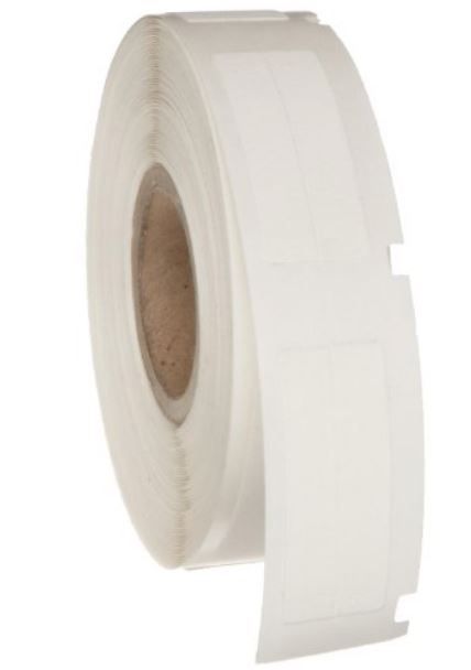 Polymer Label-0.25 x1.25 -White-500/RL | Dasco