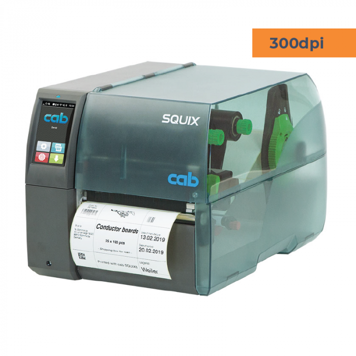 Cab Squix 6.3 / 300 Printer - 300 dpi | Dasco