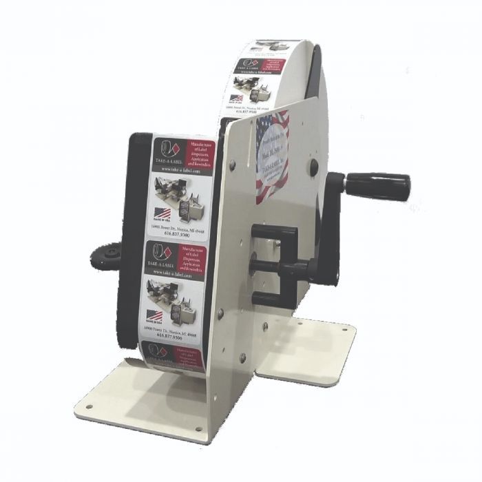 Take-A-Label TAL-250M Hand Crank Manual Label Dispenser | Dasco