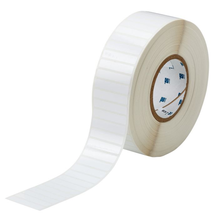 Commercial Polyester Labels | White Polyester Label 2.00"x0.40" | Dasco ...